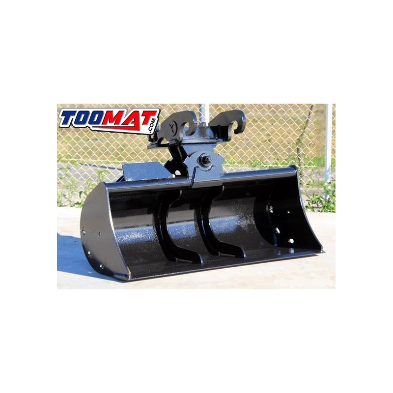 Godet orientable mini pelle 1.2 à 1.8t
